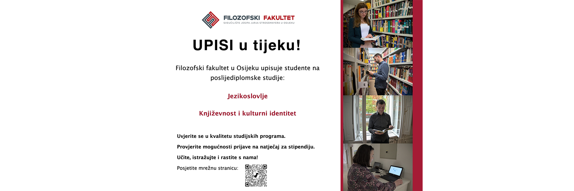 Natječaj za upis na doktorske studije uz stipendiranje izvrsnih studenata - Filozofski fakultet ...
